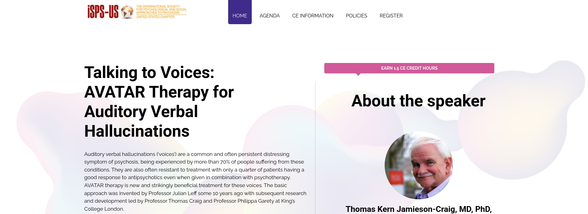 Talking to Voices: AVATAR Therapy for Auditory Verbal Hallucinations